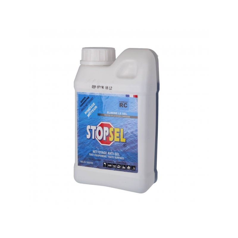 Stopsel 1 litres RC - Anti Sel rinçage moteur - PROMO BATEAU